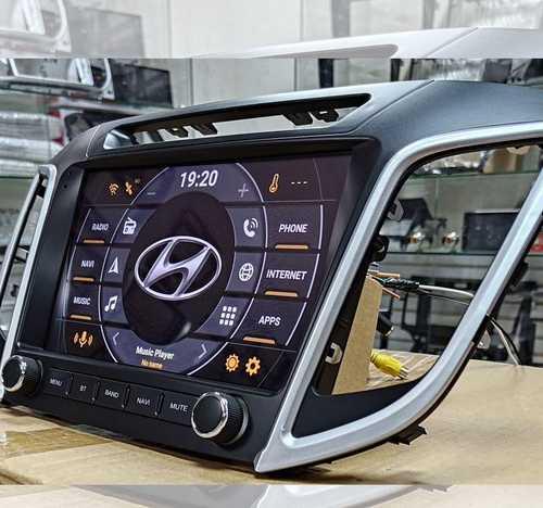 Hyundai Creta магнитола Android с крутилками