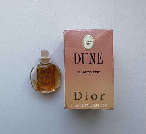 Christian dior dune eau de toilette 5 мл винтаж