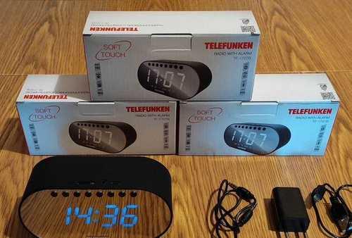 Часы радио bluetooth колонка Telefunken (новые)
