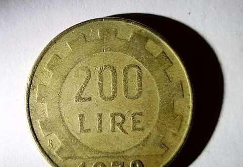 200 лир Италия 1979 год
