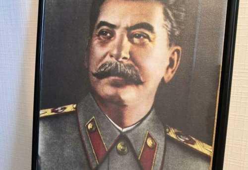 Портрет Сталина, А3, холст