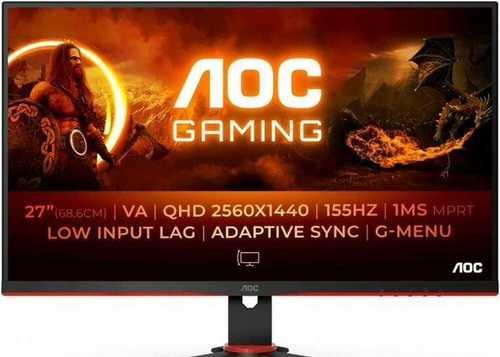 Монитор 27" AOC Gaming Q27G2E/BK (2k/155 Гц/VA)