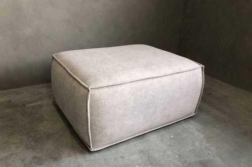 Мягкий приставной пуф к дивану