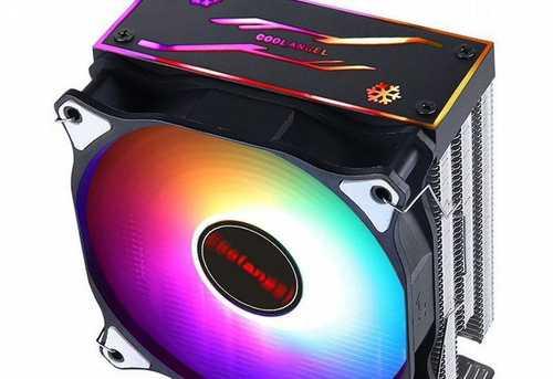 Кулер для процессора 12 см на 4 медные трубки RGB