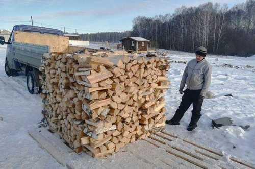 Дрова березовые колотые с доставкой