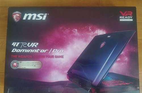 Продаю ноутбук MSI GT72VR 6RE 17.3