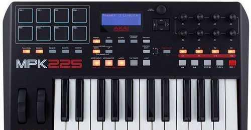 Миди-клавиатура Akai Pro MPK225 USB