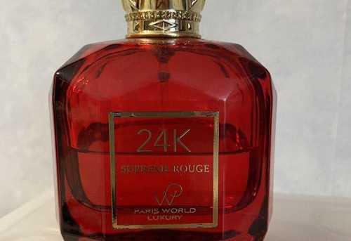 24K supreme rouge, парфюм вода
