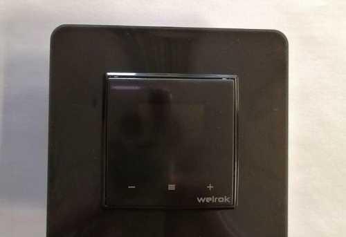 Терморегулятор Welrok lis (bk черный) цифровой