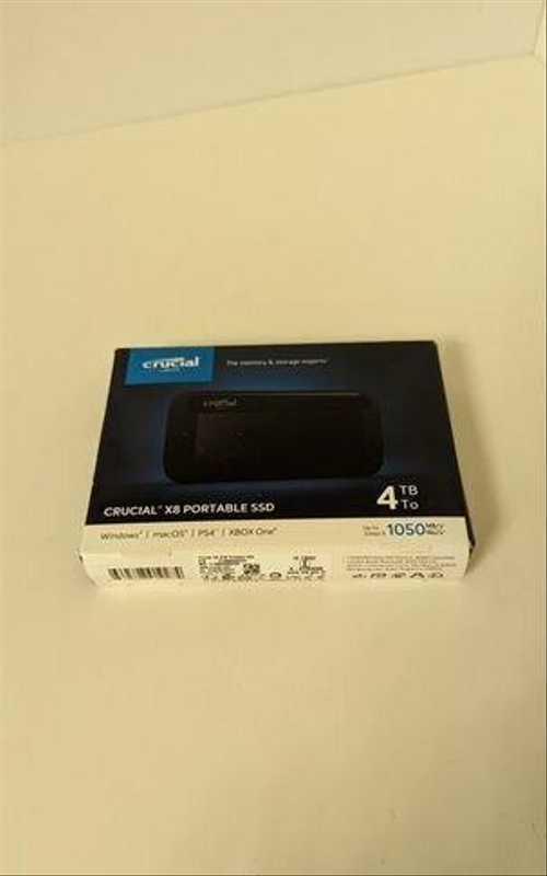 Внешний жесткий диск SSD Crucial X8 Portable 4Tb