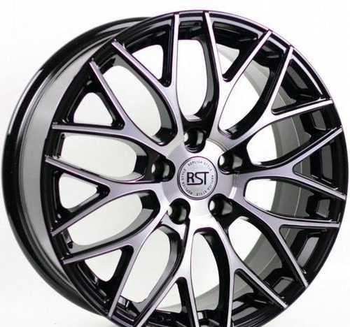 Диски RST R137 7,0x17 5x108 ET:32 65.1 BD (черный с проточкой)