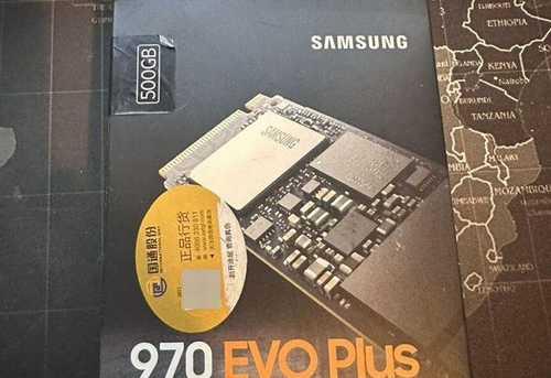 Samsung SSD 970 EVO Plus 500 gb Новый