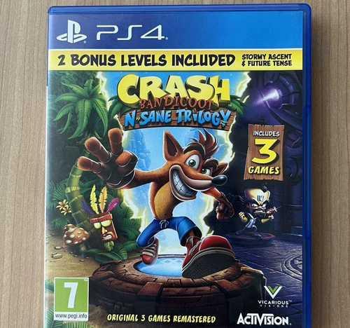 Crash bandicoot n sane trilogy ps4