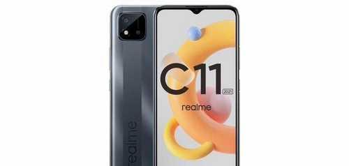 Realme C11 (2021) 4/64 Гб, серый