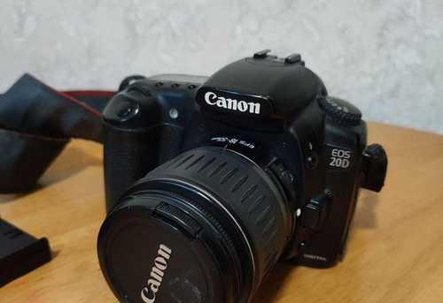 Зеркальный фотоаппарат canon eos 20d