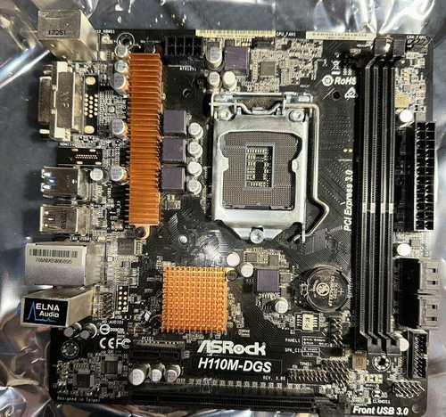 Материнская плата ASRock H110M-DGS