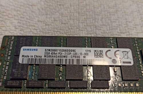 DDR4 32GB 2133 Samsung Серверная Оперативная Памят