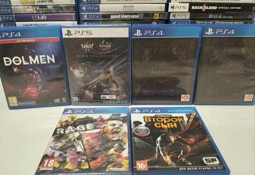 PS4 Dolmen/ Rage/ PS5 Nioh/ InFamous/ Dark Souls