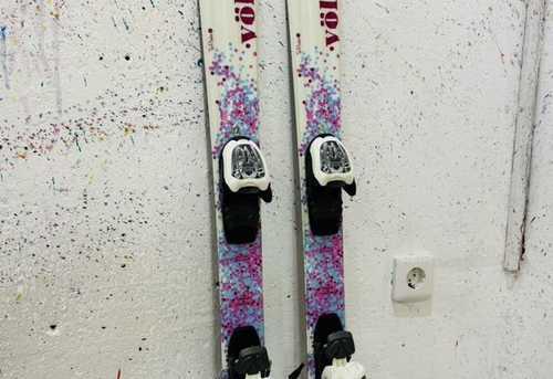 Детские горные лыжи Volkl Chica 110 + крепы Marker