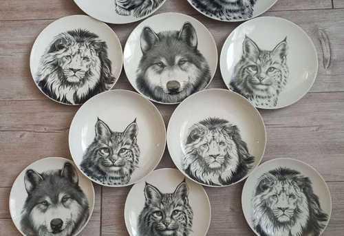 Набор посуды с животными