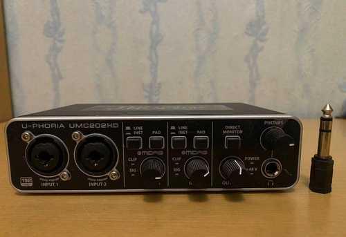 Звуковая карта Behringer u phoria umc202hd