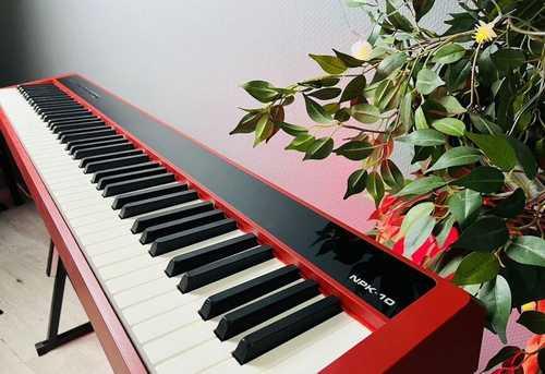 Цифровое пианино Nux Красное