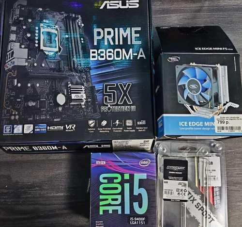 I5 9400f комплект 16gb ram