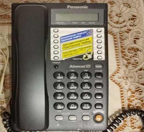 Телефон кнопочный Panasonic проводной
