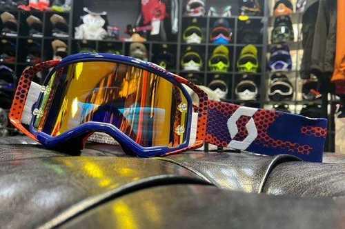 Очки кроссовые Scott Prospect Red/blue orange