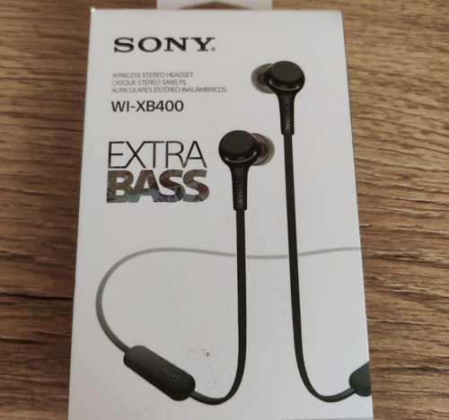 Беспроводные наушники sony WI-XB400