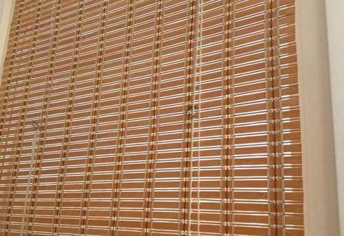 Рулонные шторы из бамбука 140х160 см