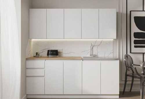 Кухонный гарнитур Мори 2 m (цвет Белый)