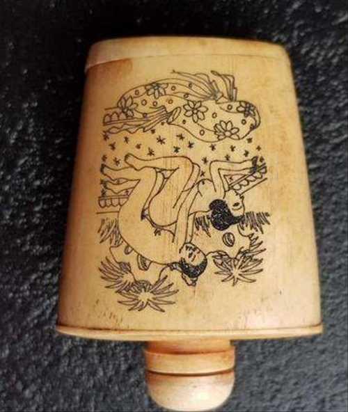 Китайский флакон табакерка snuff bottle