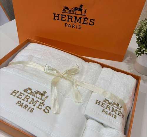 Luxary Полотенце махровое «Hermes» 3 шт белый
