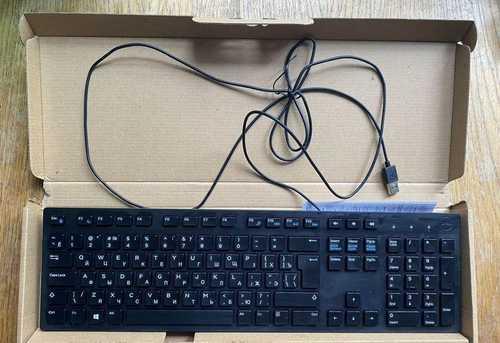 Клавиатура проводная Dell KB216 черная