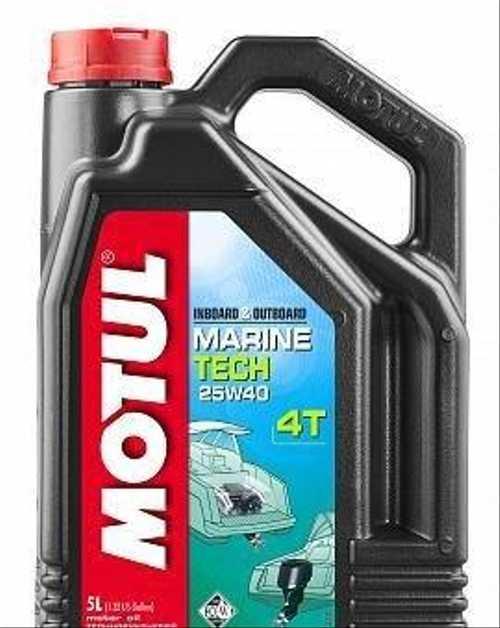107716 Моторное масло Marine tech 4Т 25W40 5 л
