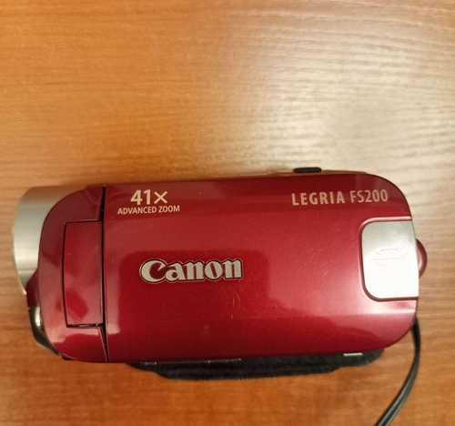 Видеокамера Canon legria fs200