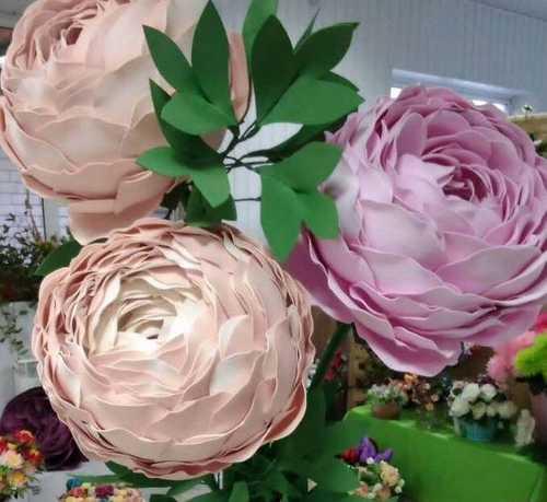 Цветы из фоамирана
