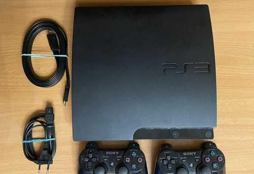 Sony PS3 Slim прошита +17 игр