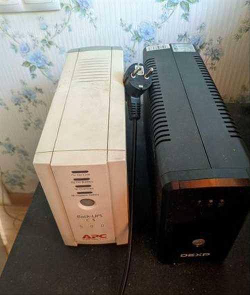 Ибп 2шт APS 500ва + dexp 850VA