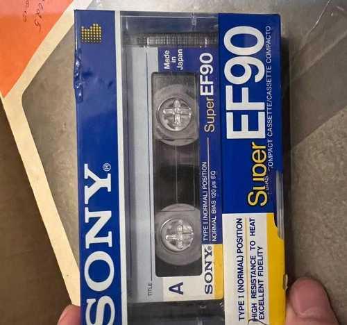 Аудиокассета sony ef 90 super