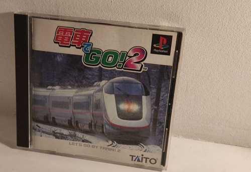 Игра на PS1 Densha DE GO - Let's GO by train