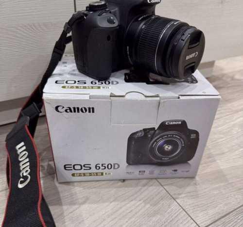 Фотоаппарат Canon Eos 650d Kit Canon 18-55mm