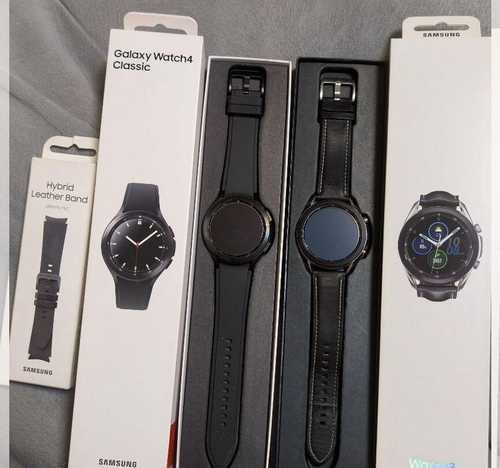 Смарт часы samsung galaxy watch 4 classic 46mm и 3