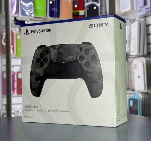 Sony DualSense grey camouflage