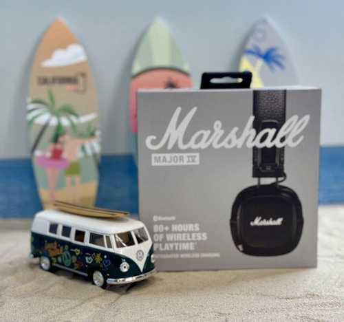 Наушники Marshall Major 4. оригинальные Черные