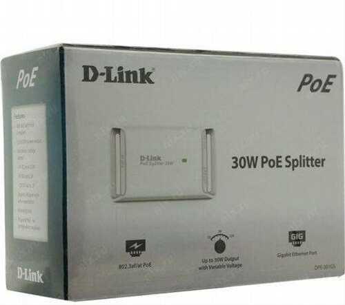 Новый PoE адаптер D-Link DPE-301GS