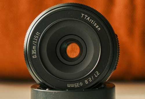 Объектив TTartisan AF 27мм F2.8 для Fujifilm