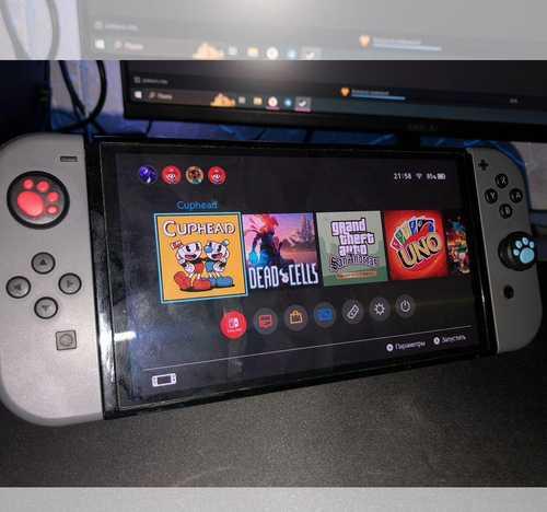 Nintendo Switch OLED, 64 ГБ, Прошитая