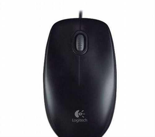 Мышь Logitech B100 Optical Mouse Black #84603